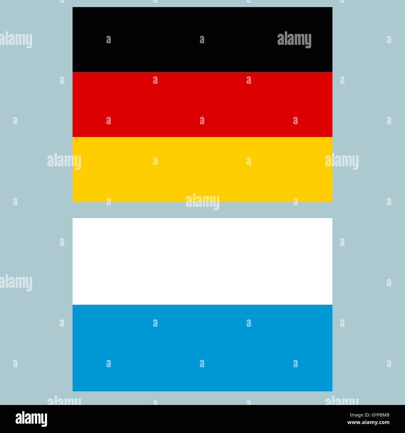 Official national flag of Germany and Bavaria Stock Vector Image & Art ...