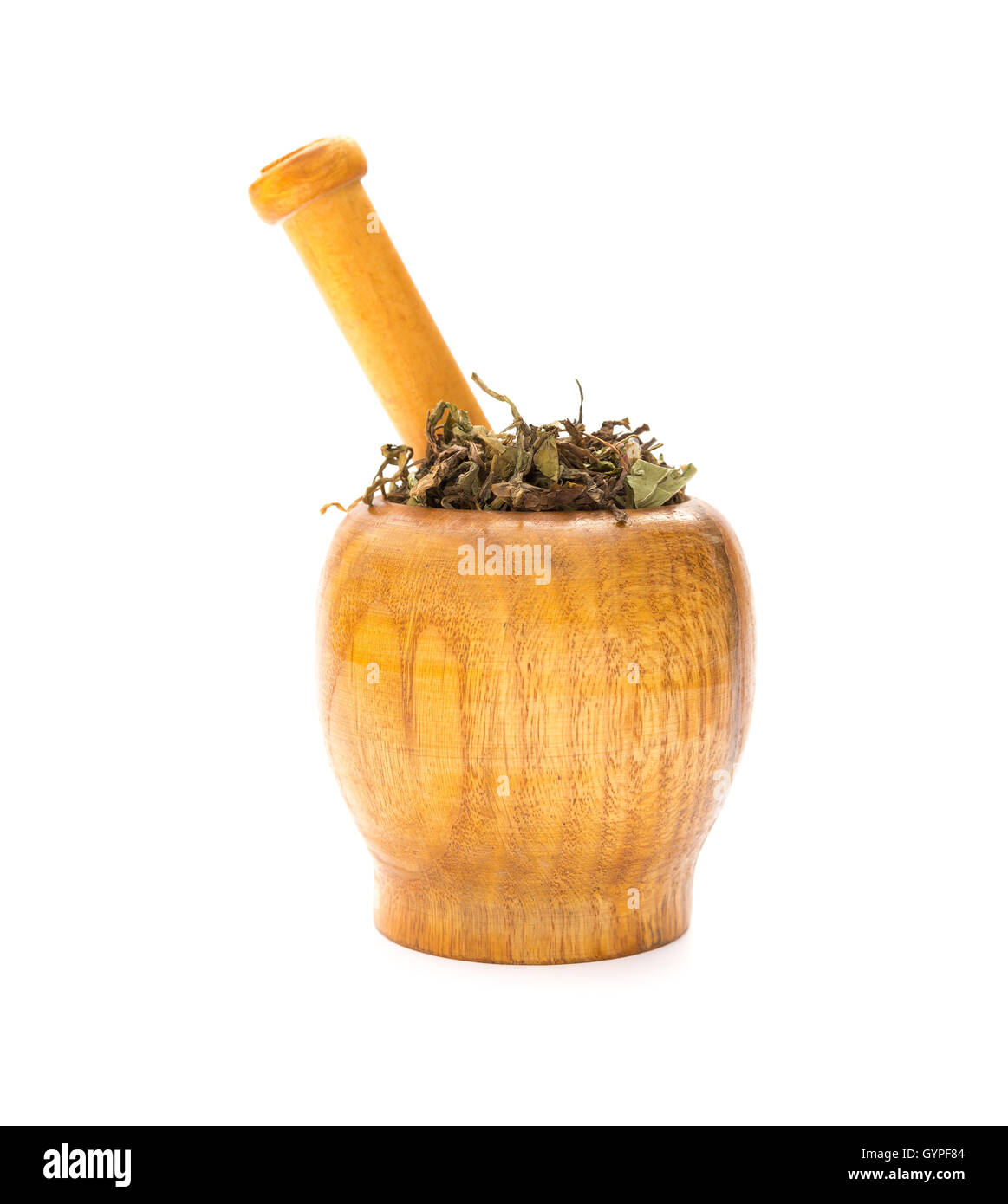 Chinese wooden pestle and mortar Cut Out Stock Images & Pictures - Alamy