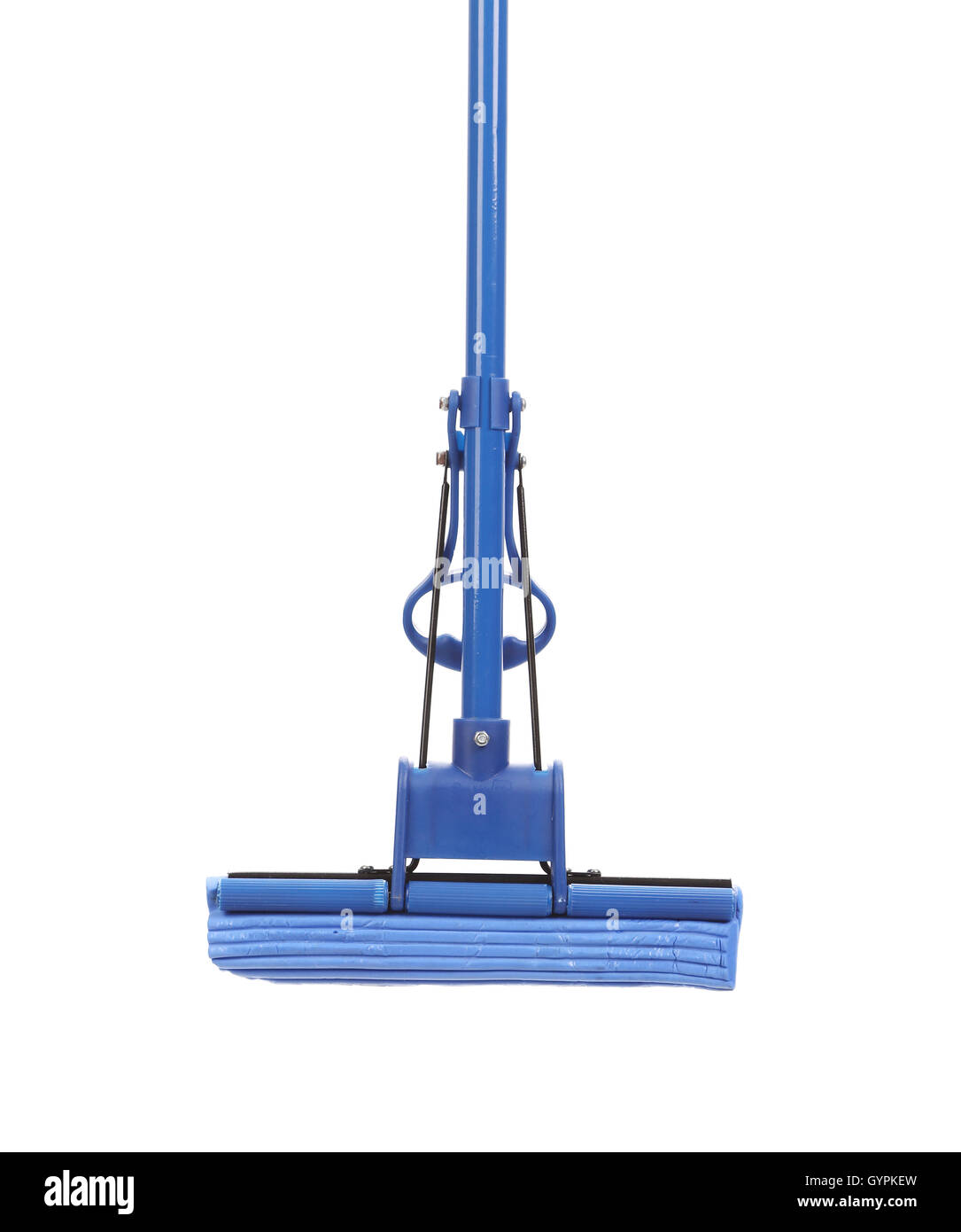 Close up of blue mop with sponge Stock Photo - Alamy