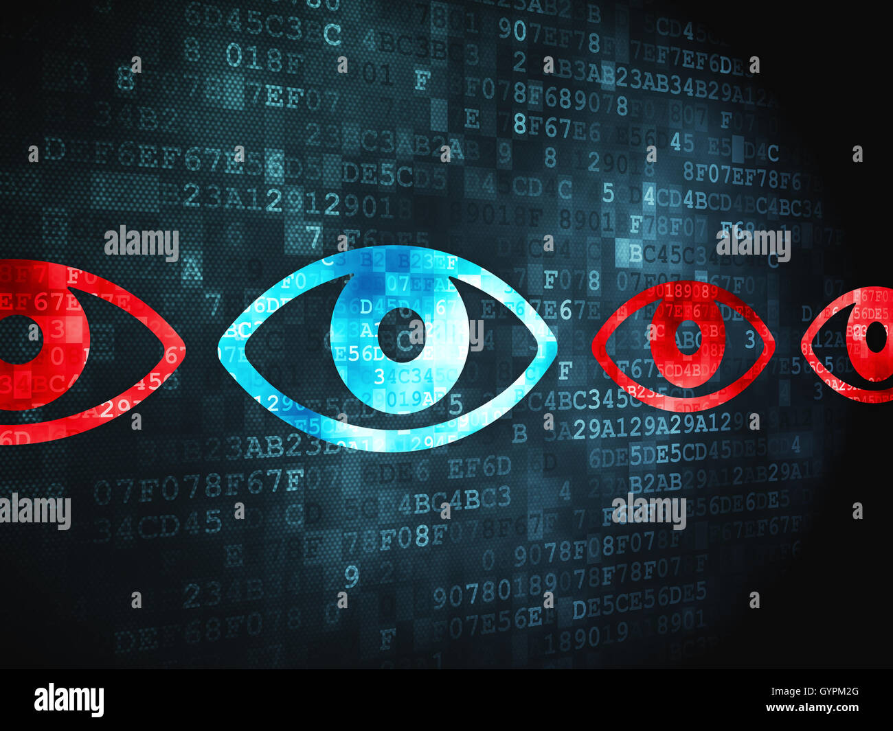 Cyber security eye hi-res stock photography and images - Alamy