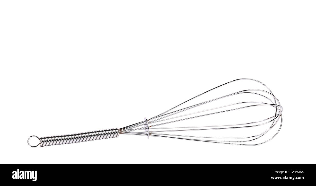 Stainless steel whisk Stock Photo - Alamy