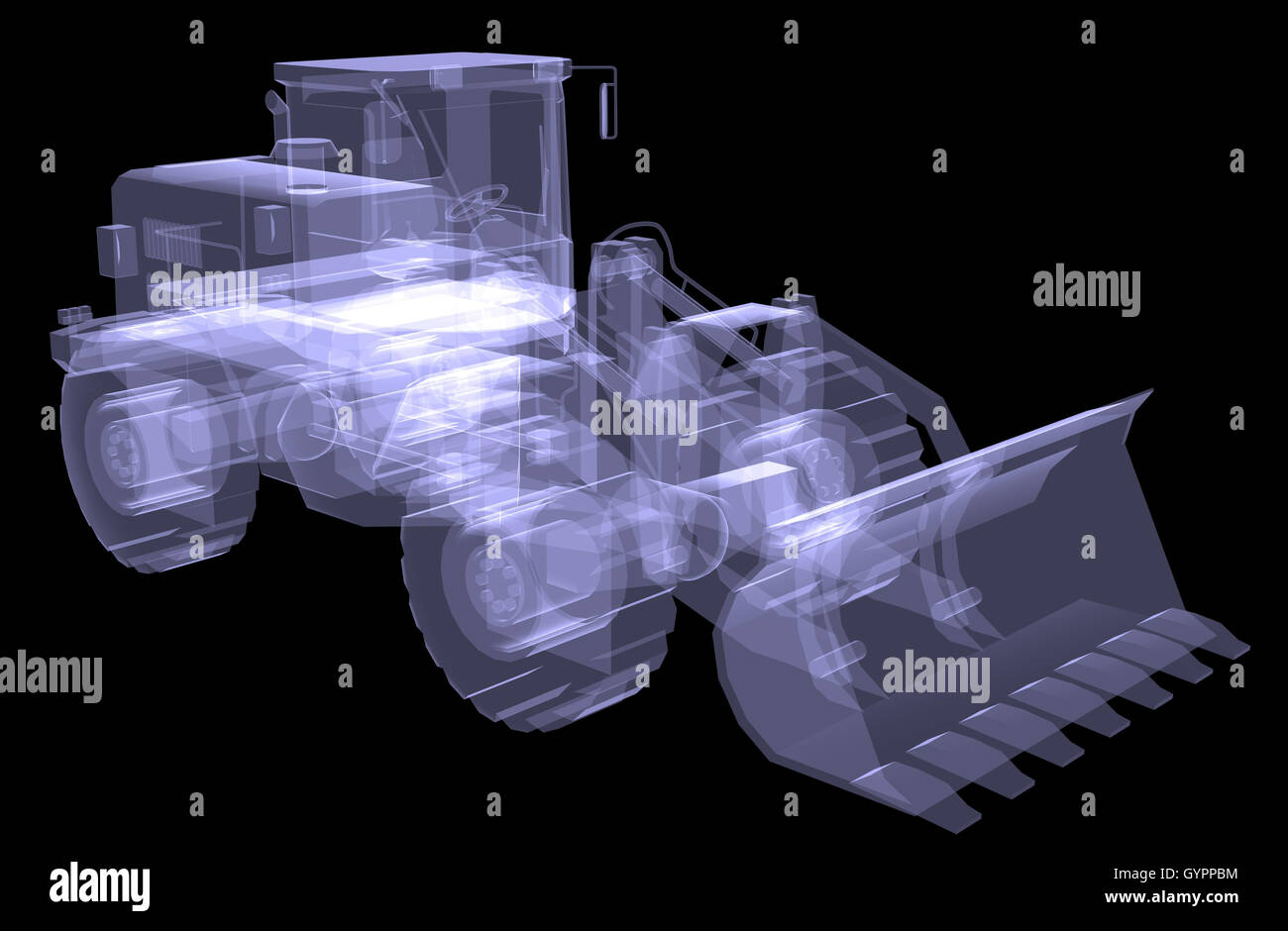 X ray excavator hi-res stock photography and images - Alamy