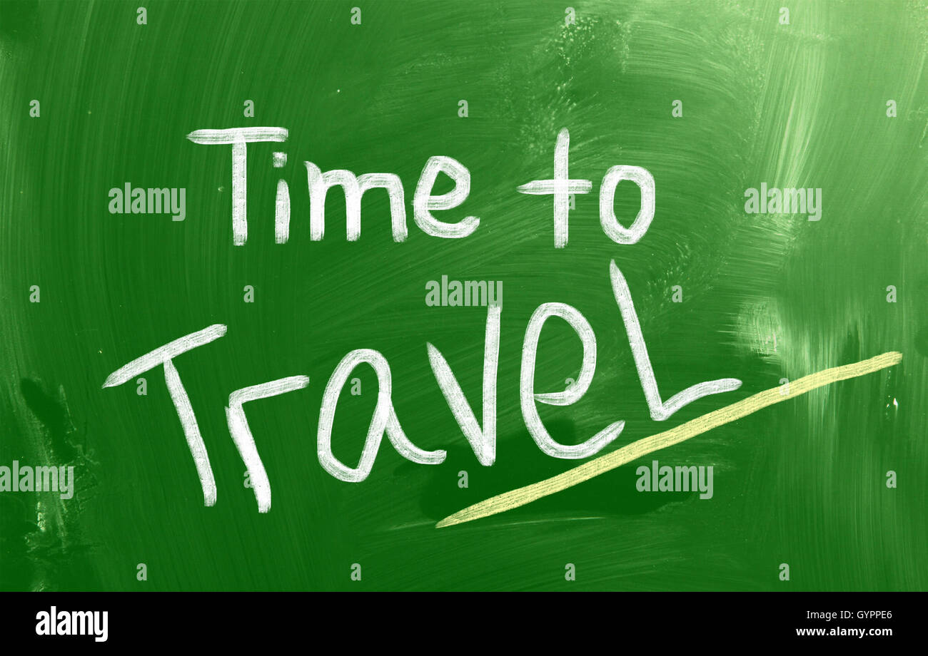 Time To Travel Concept Stock Photo - Alamy