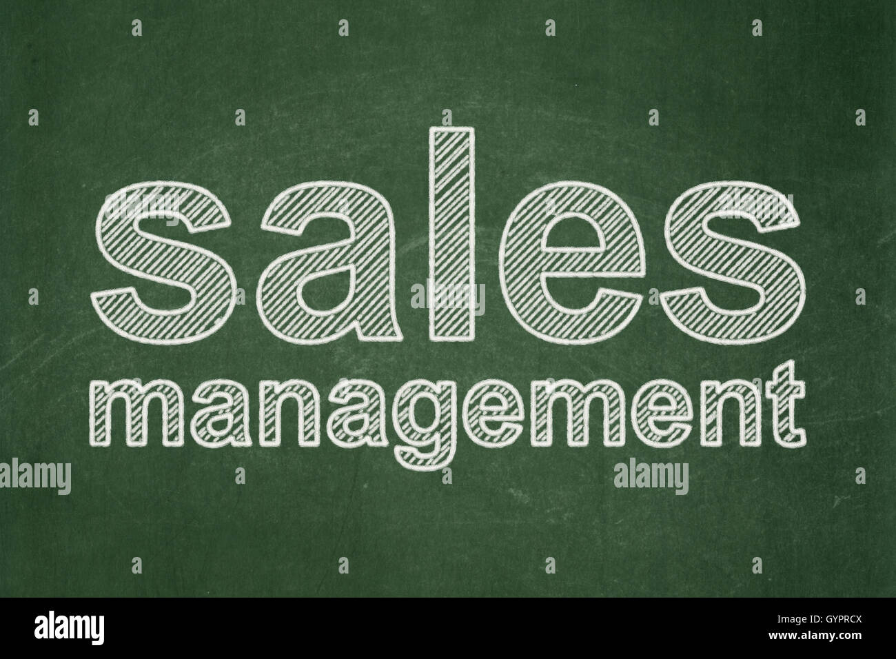 Marketing concept: Sales Management on chalkboard background Stock ...
