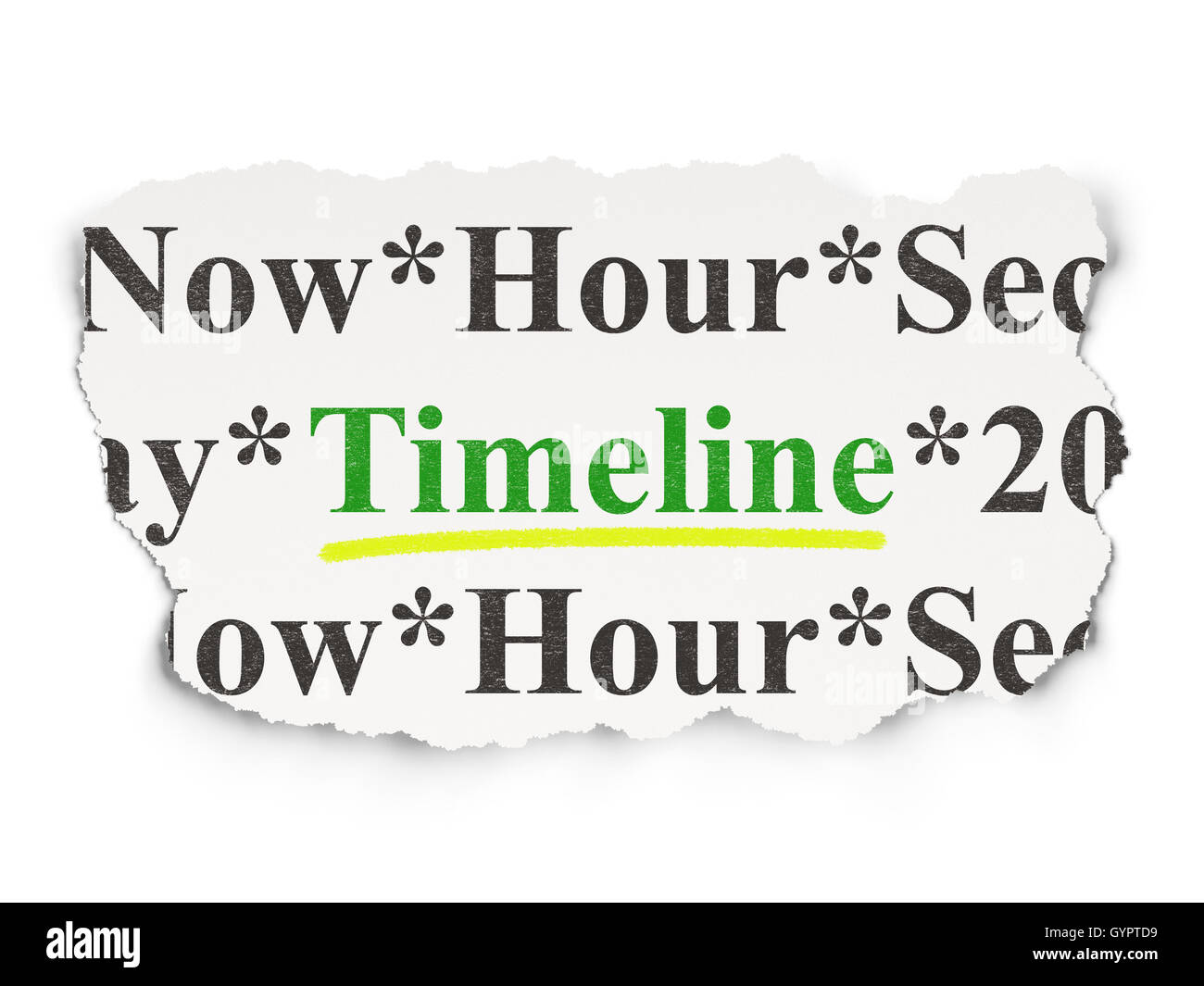 Time concept: Timeline on Paper background Stock Photo - Alamy