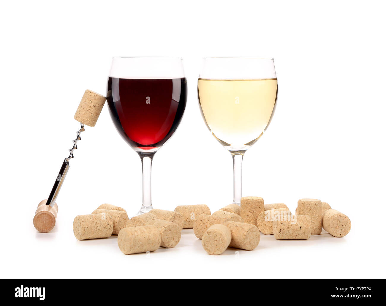 Two wine glasses composition Stock Photo - Alamy