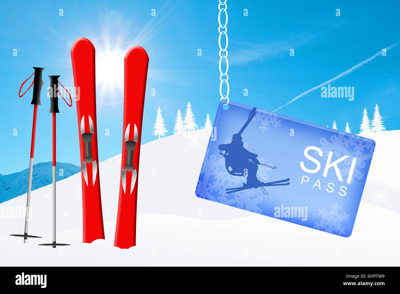 Skipass card hi-res stock photography and images - Alamy