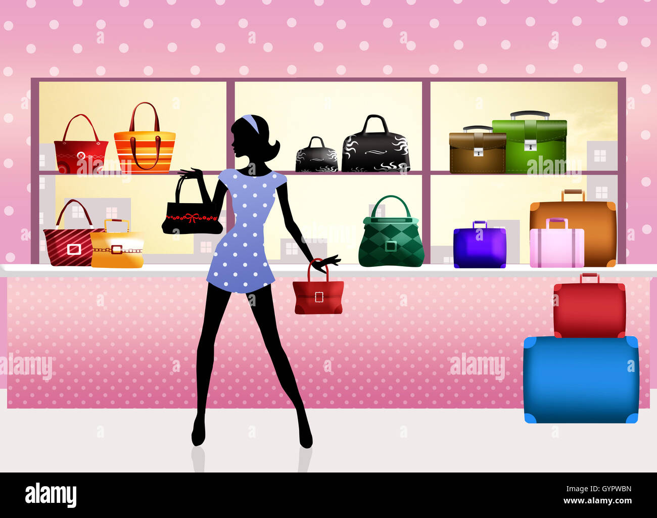 Vintage style shop hi-res stock photography and images - Alamy