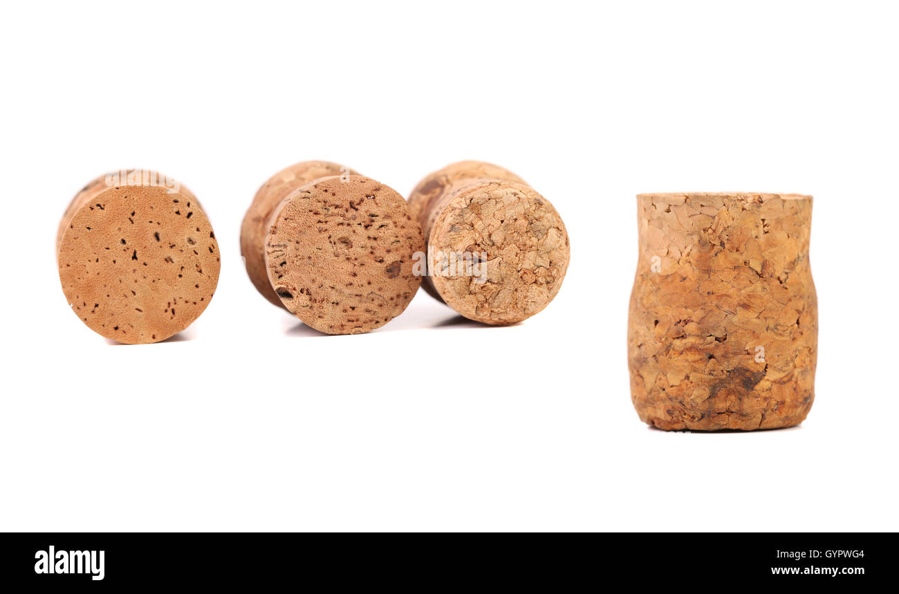 Set of wine corks Stock Photo - Alamy