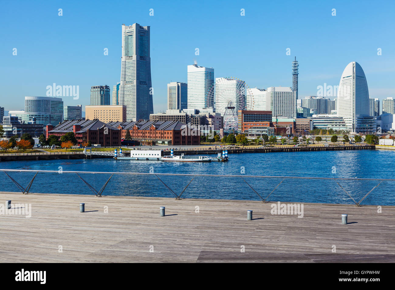 Yokohama skyline in Japan Stock Photo - Alamy
