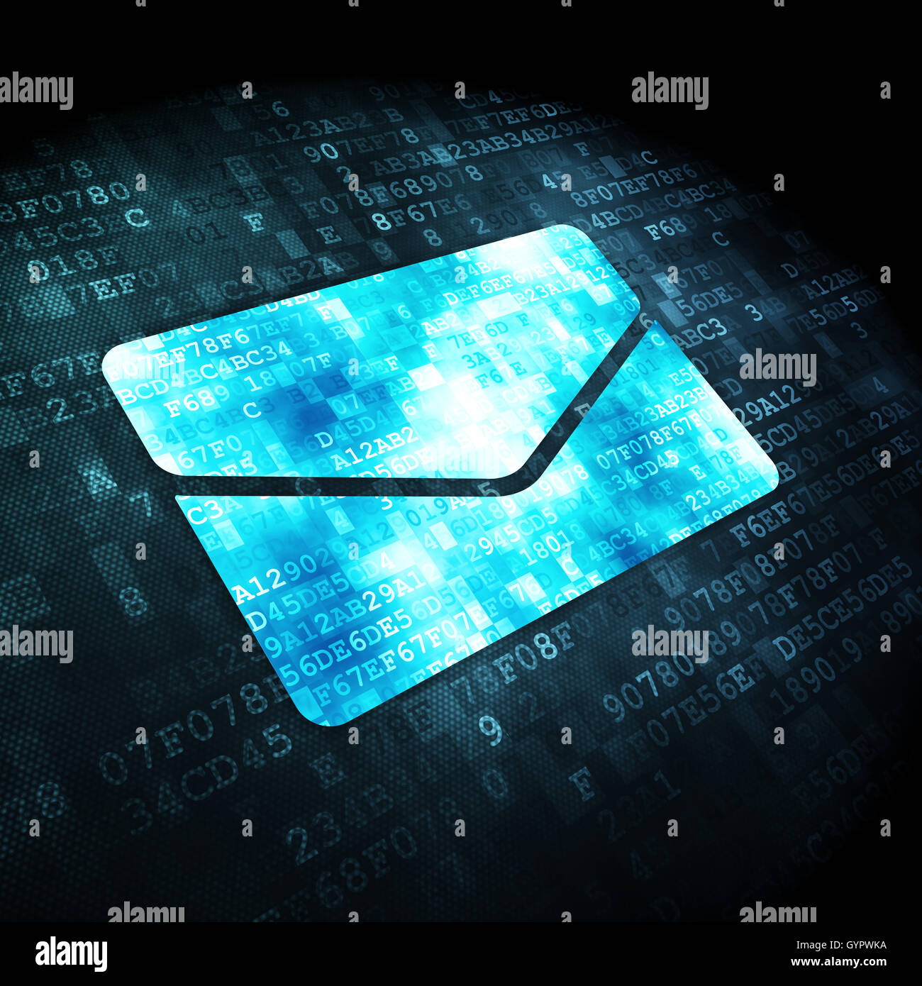 Business concept: Email on digital background Stock Photo - Alamy