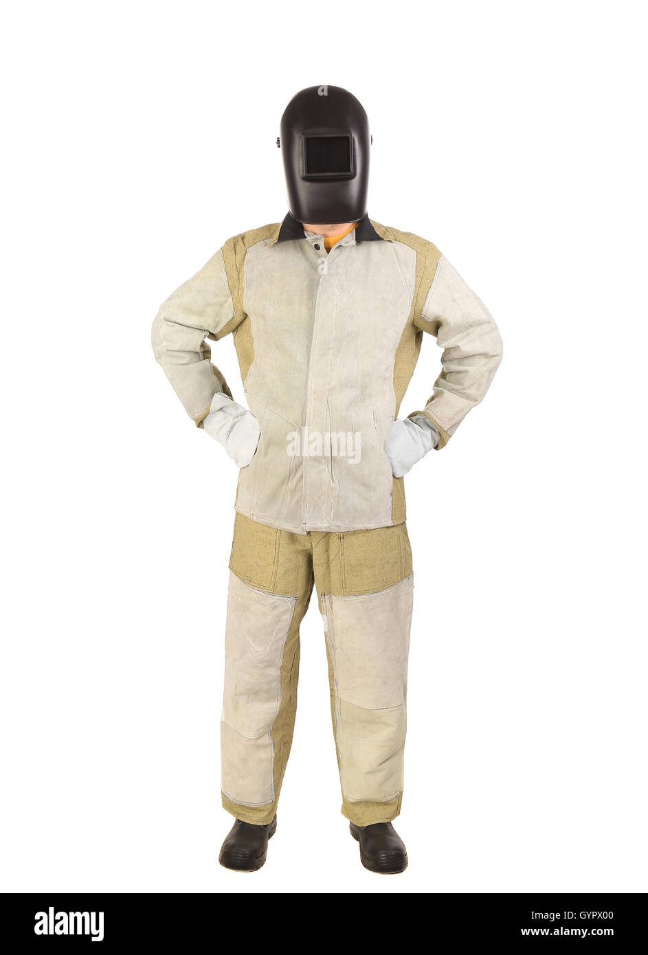 Welder in work metal Cut Out Stock Images & Pictures - Alamy