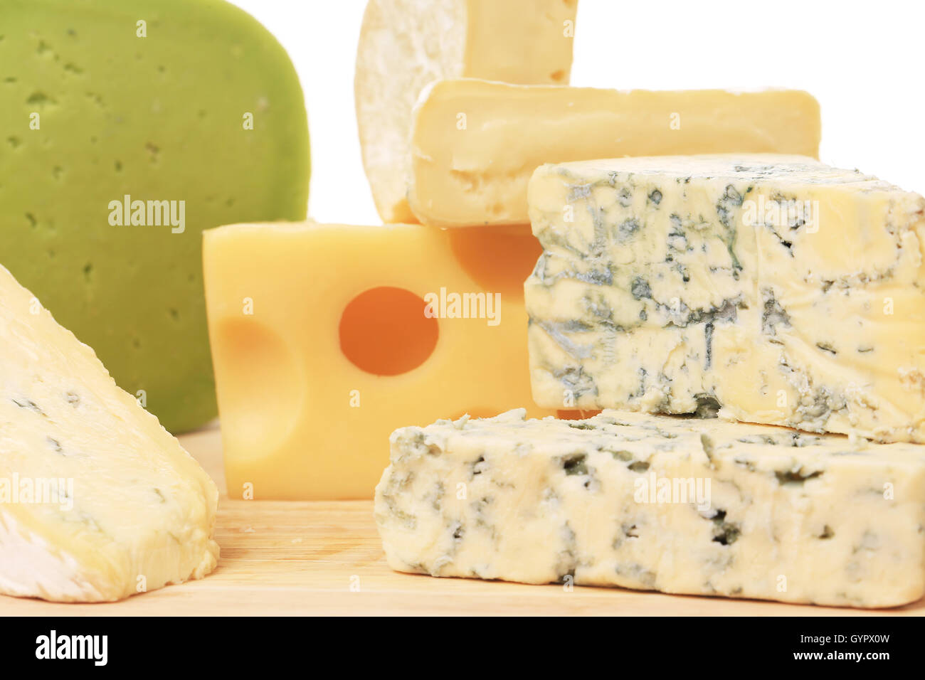 Large group of cheeses hi-res stock photography and images - Alamy