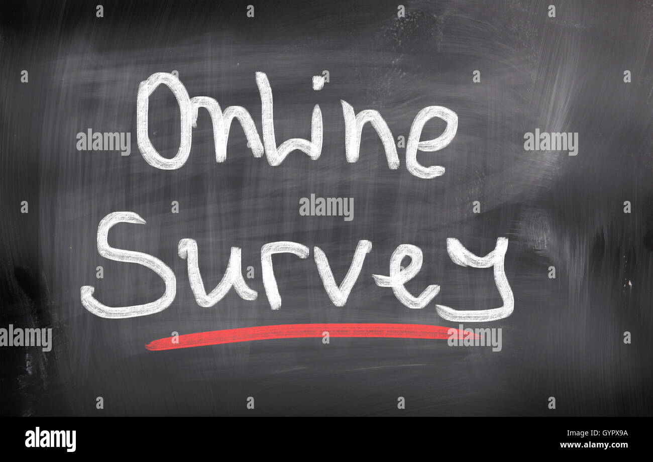 Online Survey Concept Stock Photo - Alamy