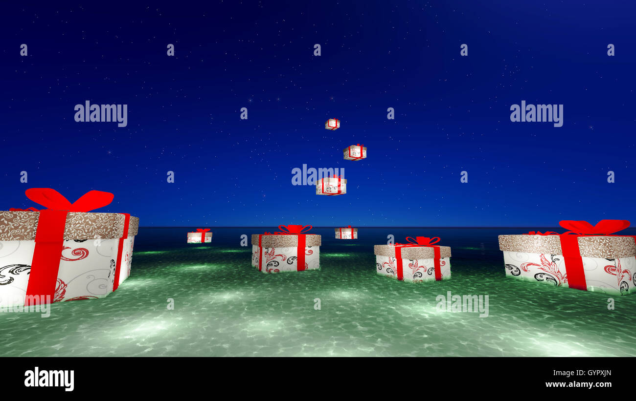 Floating boxes hi-res stock photography and images - Alamy