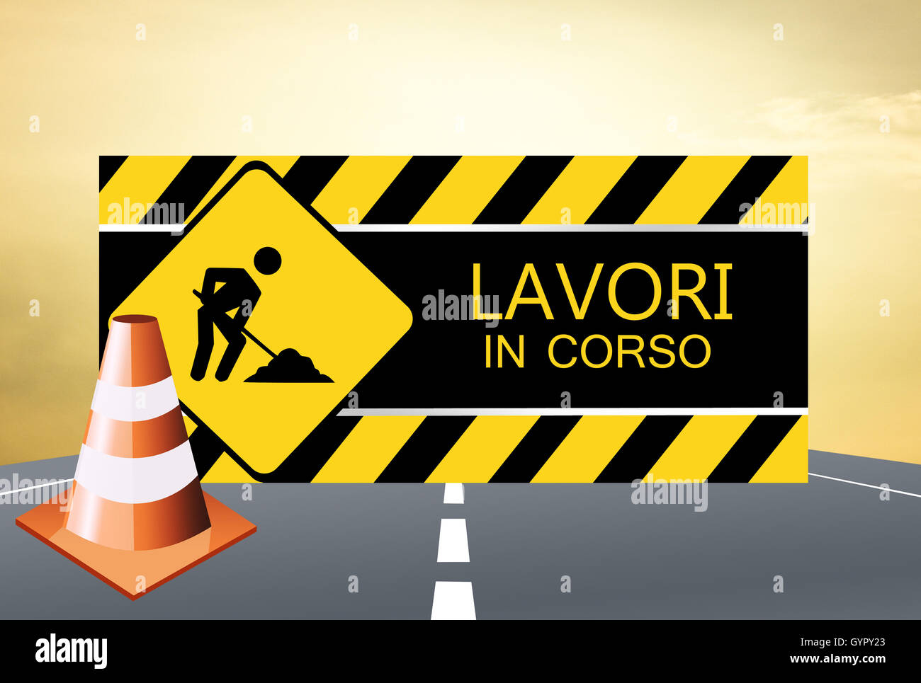 men at work Stock Photo - Alamy