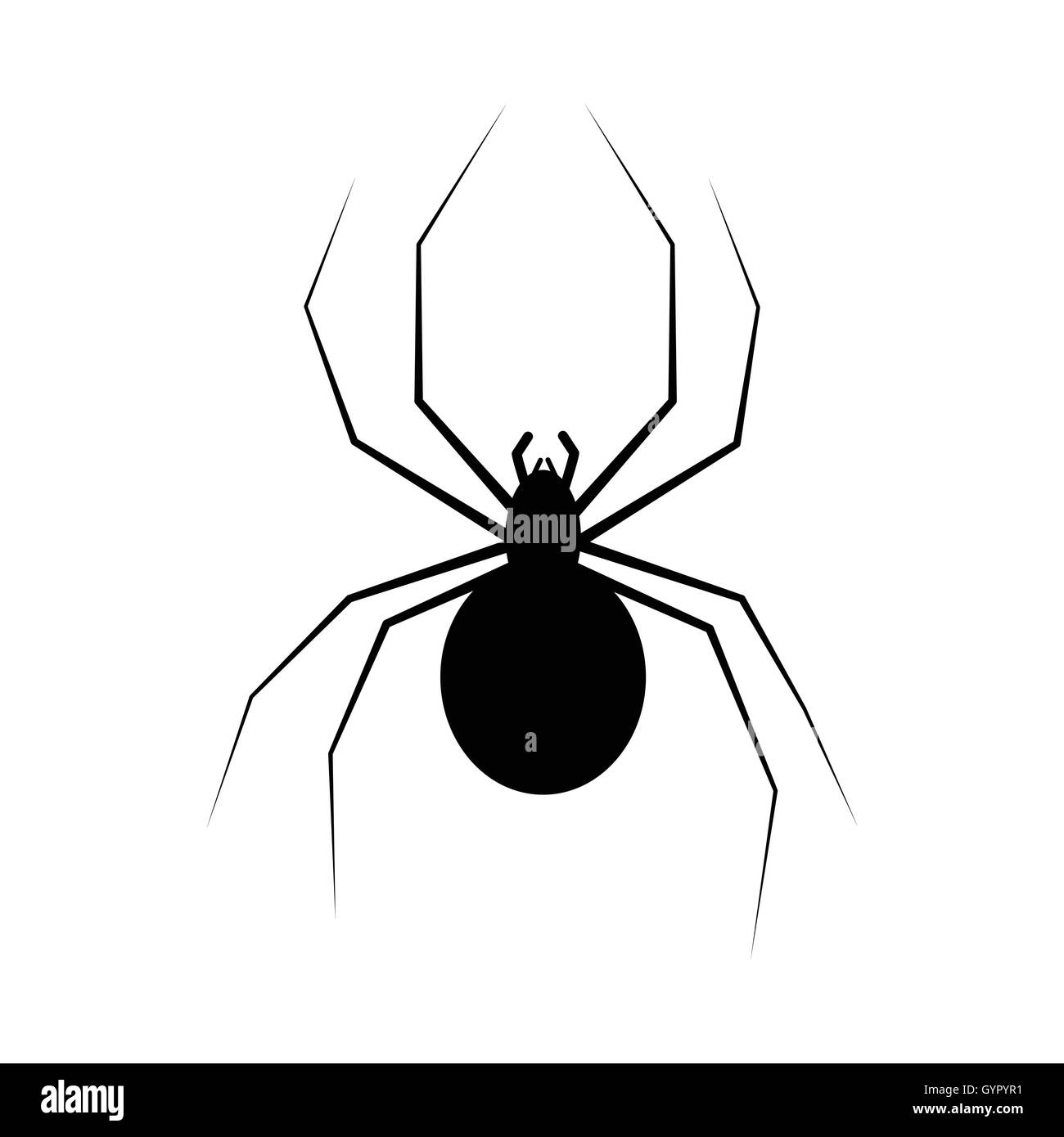 Small spider hunter Stock Vector Images - Alamy