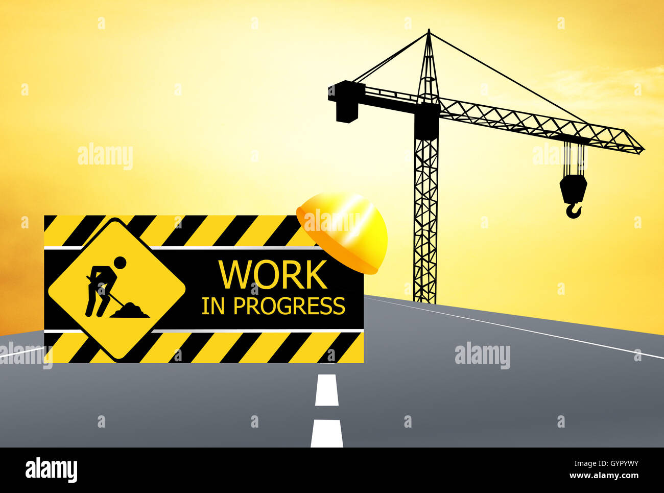 work in progress Stock Photo - Alamy