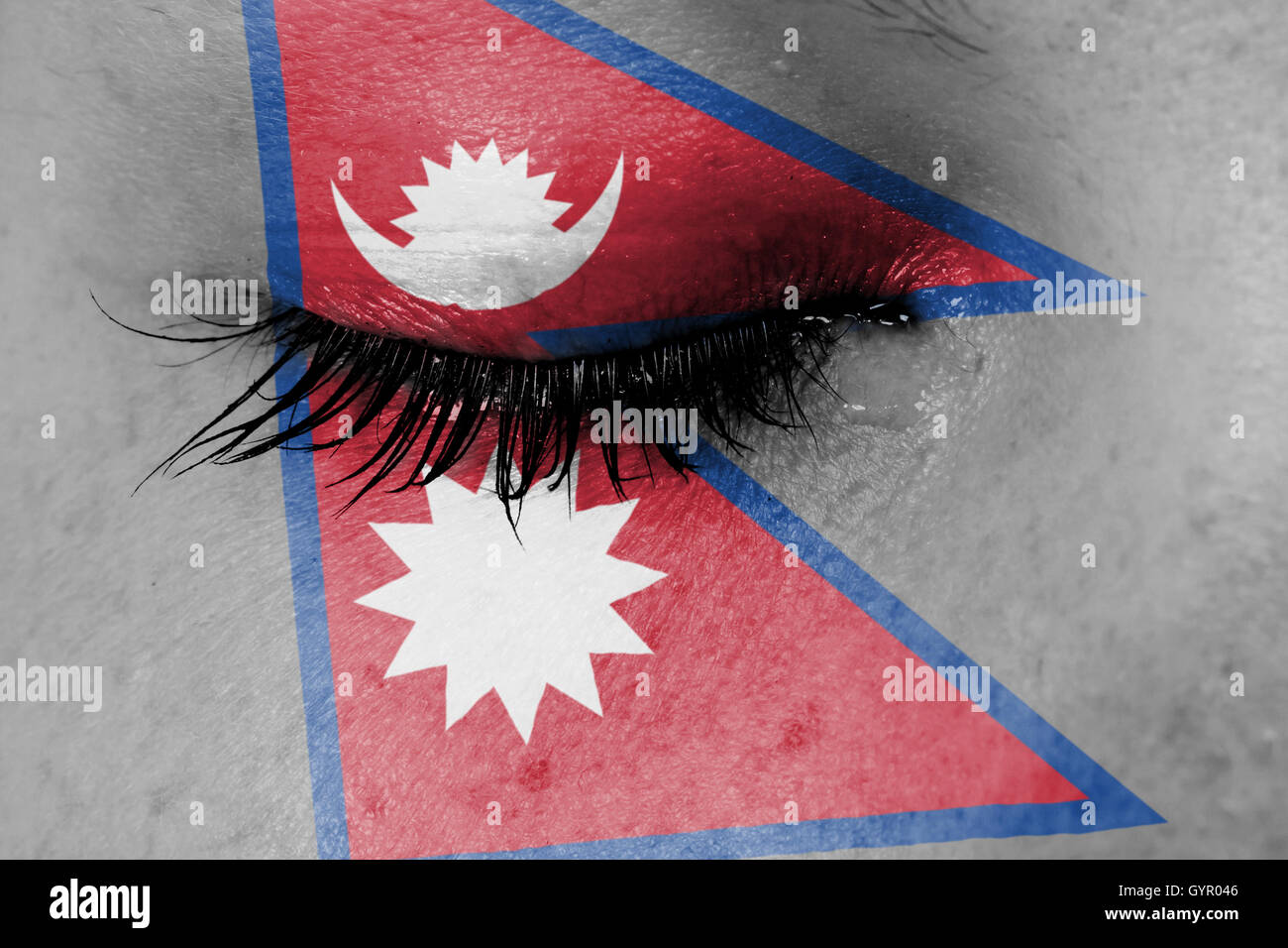 Nepalese woman crying hi-res stock photography and images - Alamy