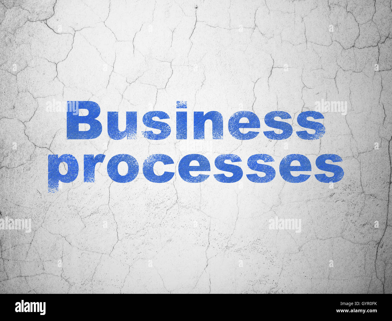 Business concept: Business Processes on wall background Stock Photo - Alamy