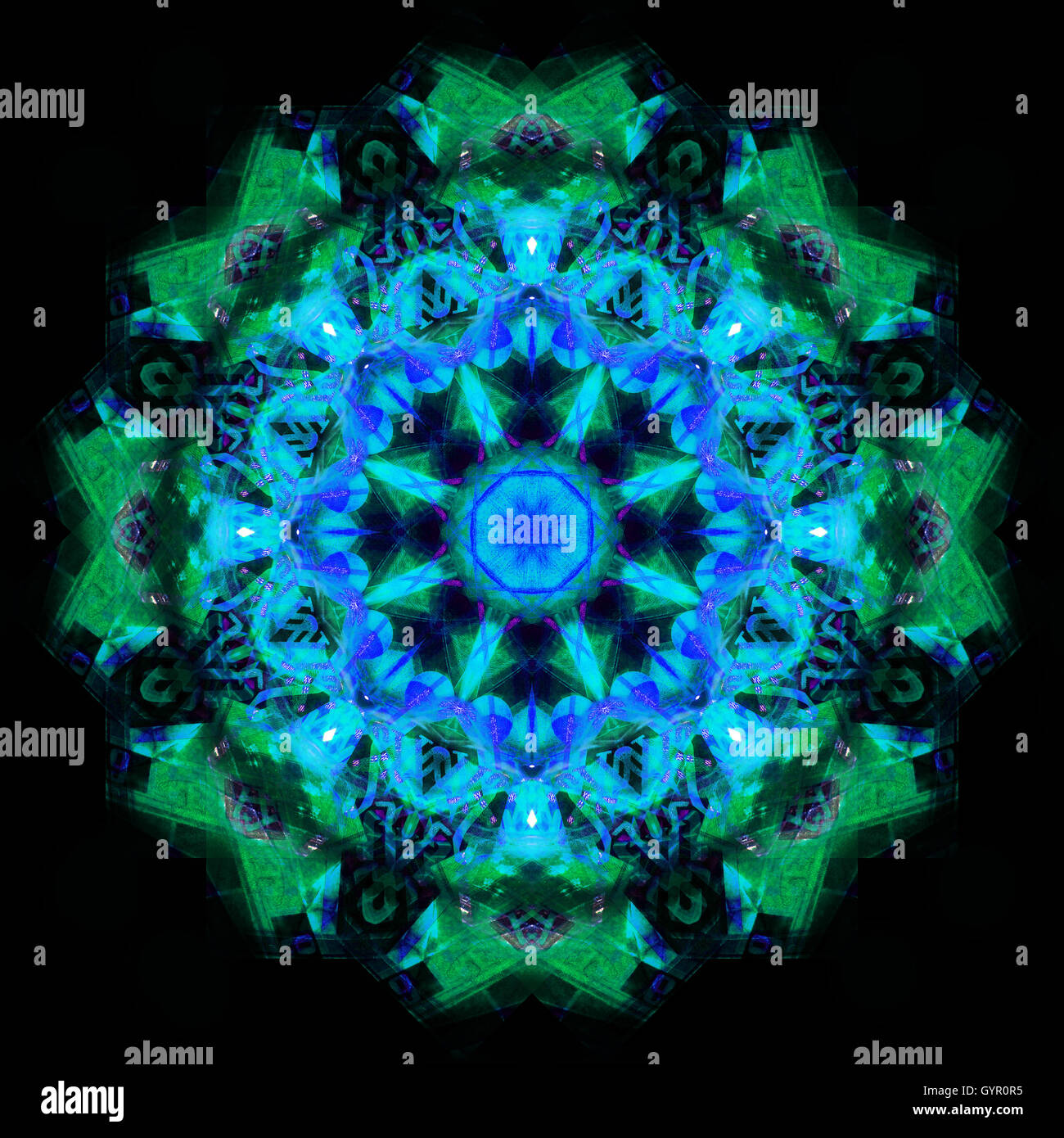 Seamless kaleidoscope hi-res stock photography and images - Alamy