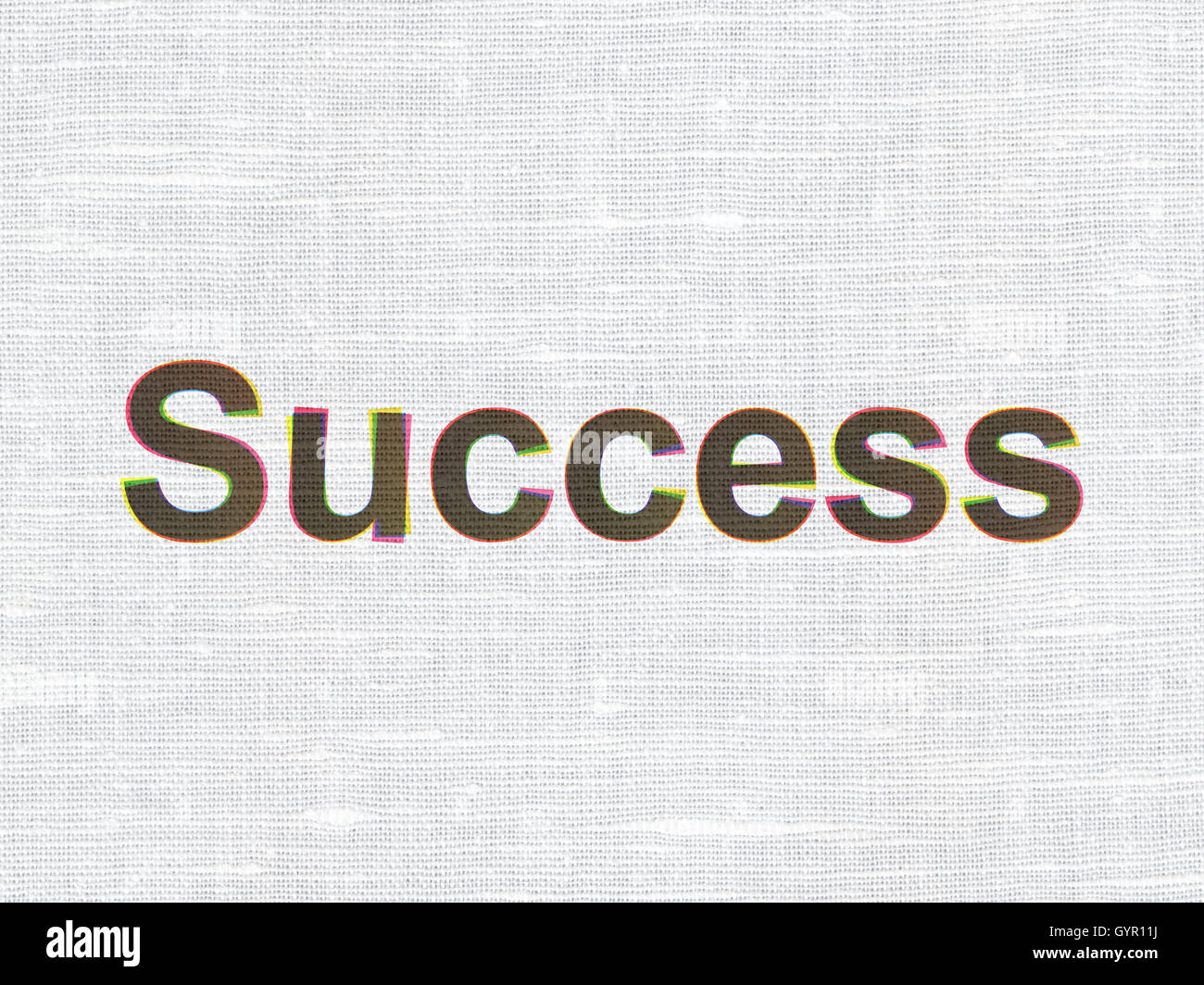 Finance concept: Success on fabric texture background Stock Photo - Alamy