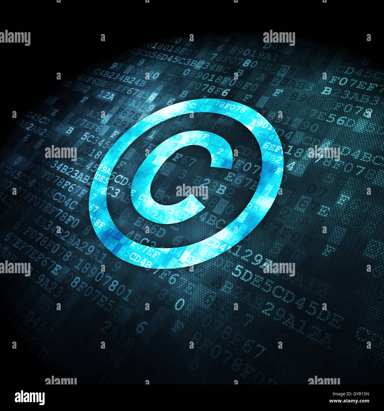 Law concept: Copyright on digital background Stock Photo - Alamy