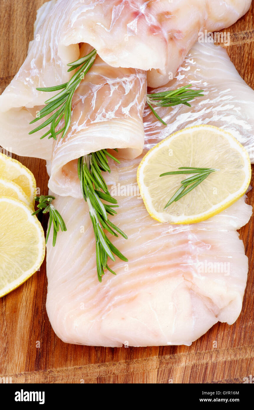 Raw Cod Fish Stock Photo - Alamy