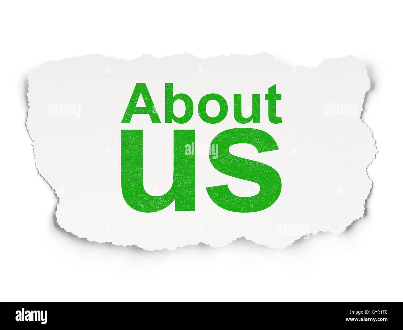Marketing concept: About Us on Paper background Stock Photo - Alamy