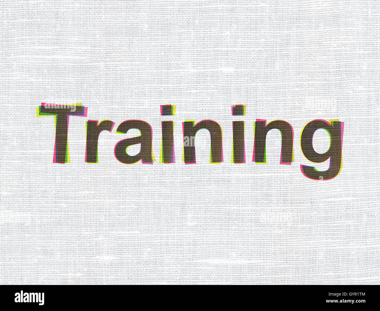 Education concept: Training on fabric texture background Stock Photo ...