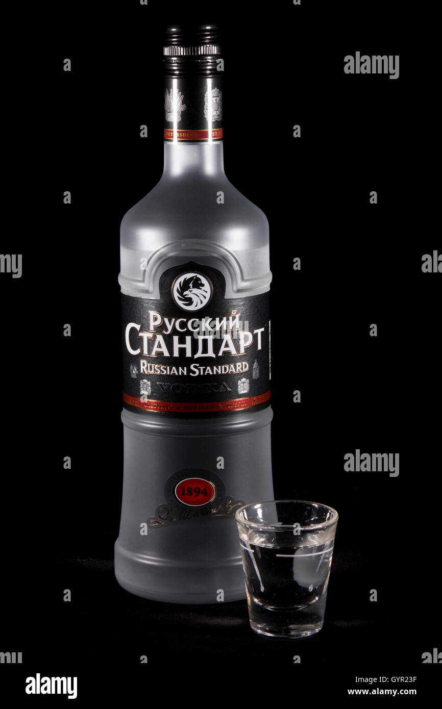 Russian Standard Vodka Stock Photo - Alamy
