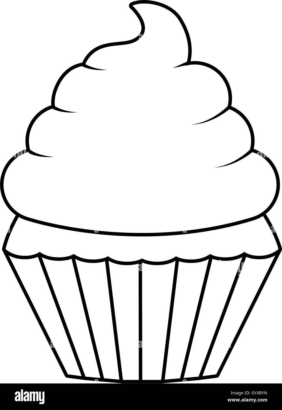 Muffin dessert design Stock Vector Image & Art - Alamy