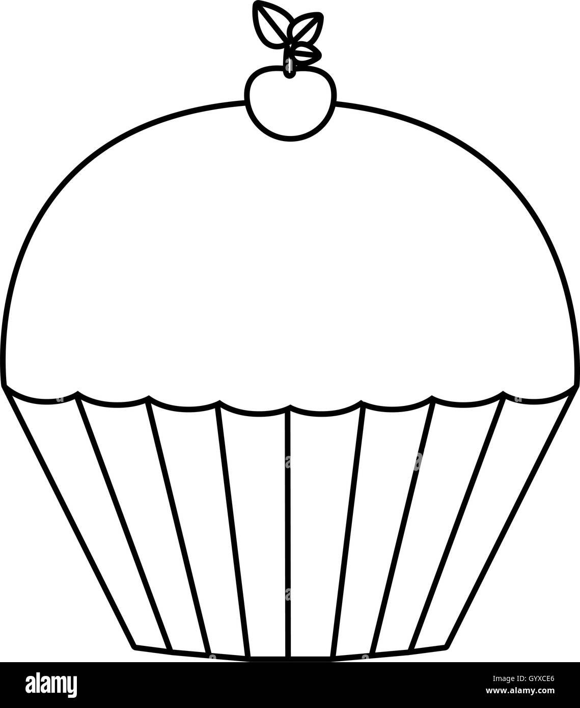 Muffin dessert design Stock Vector Image & Art - Alamy