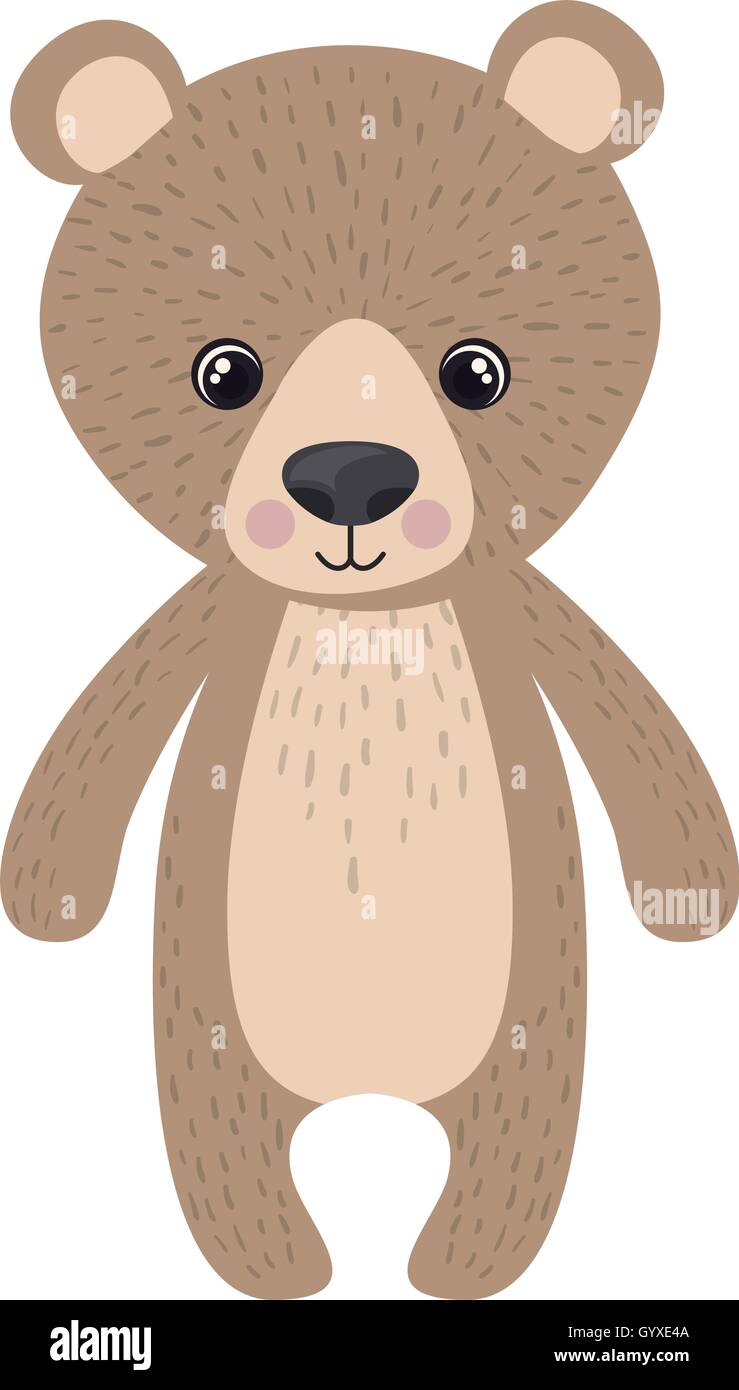 Isolated bear cartoon design Stock Vector Image & Art - Alamy