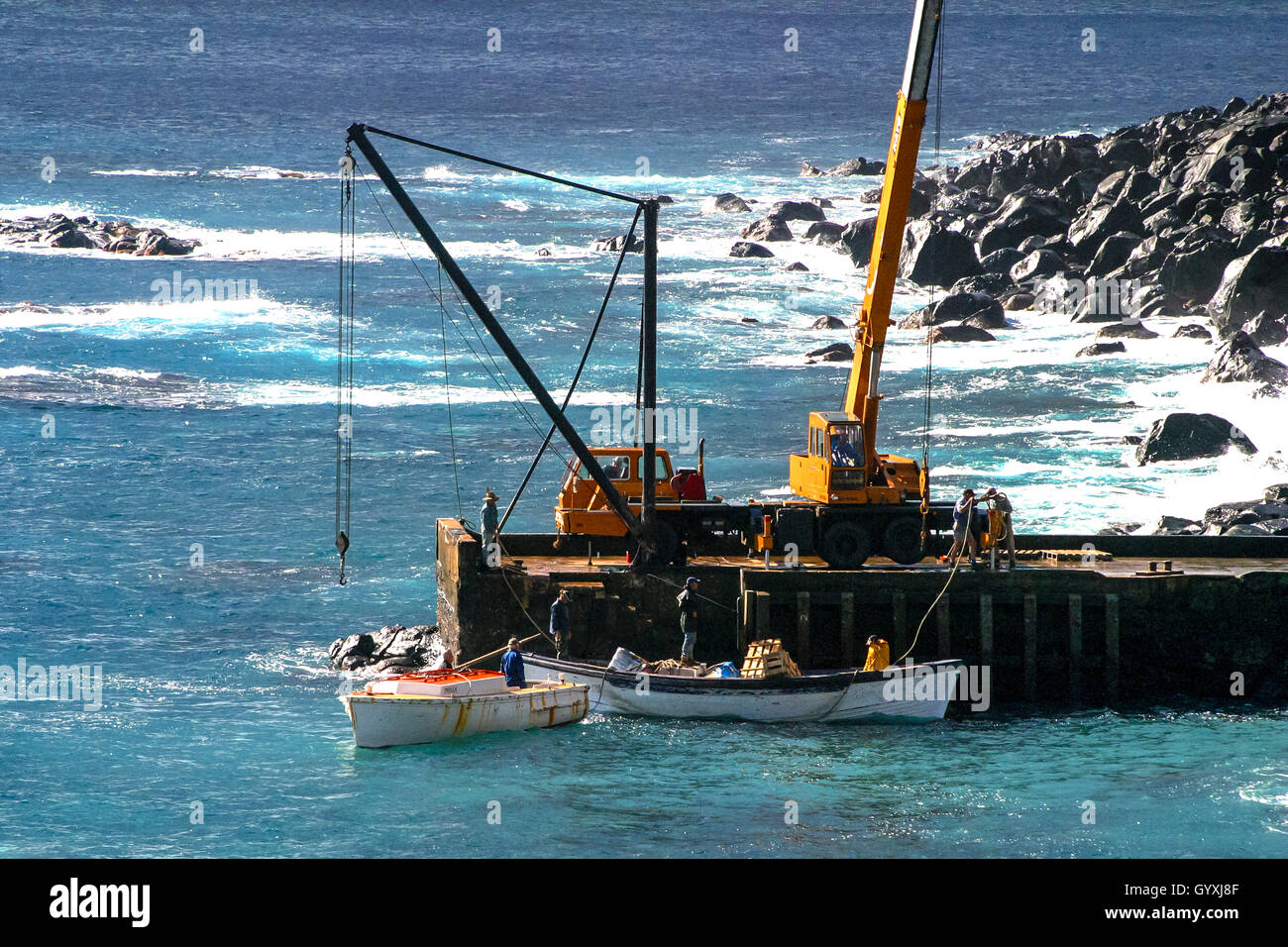 Unloading from the boats hi-res stock photography and images - Alamy