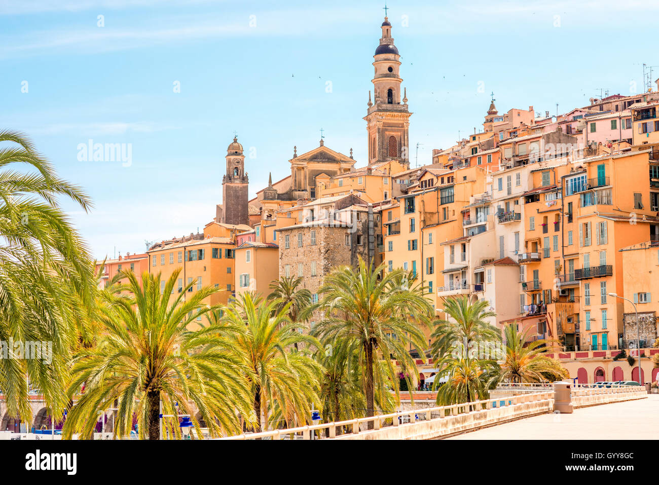 Menton city in France Stock Photo - Alamy