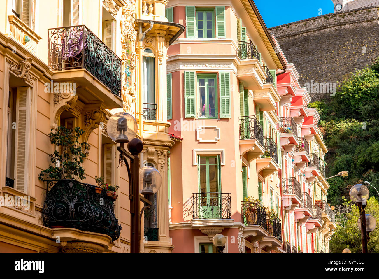 Architecture in Monaco Stock Photo - Alamy