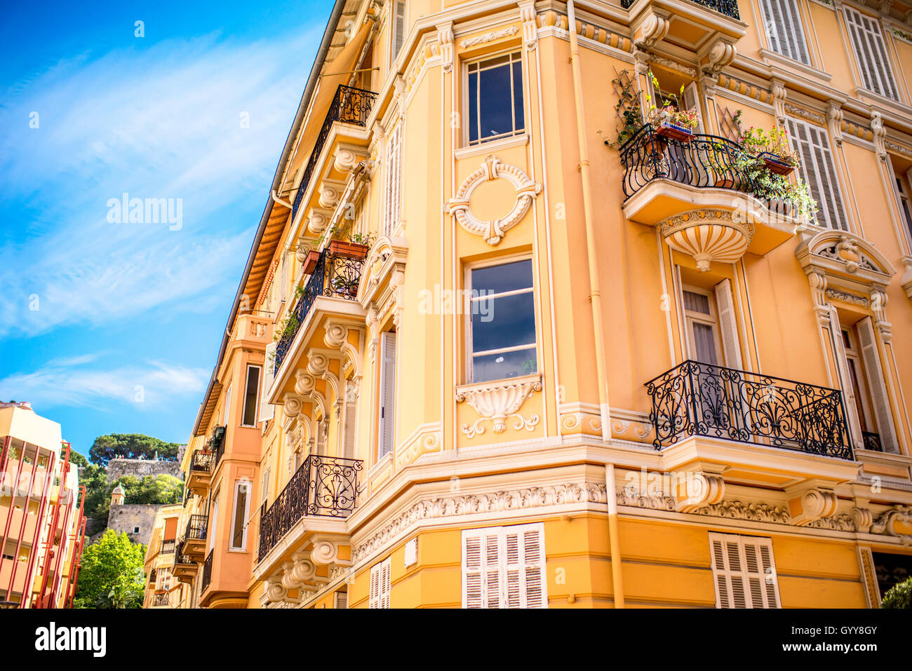 Architecture in Monaco Stock Photo - Alamy