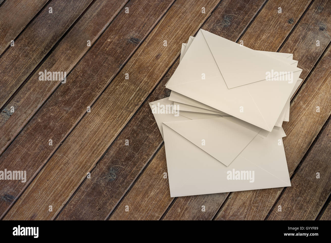 Mail package on table hi-res stock photography and images - Alamy