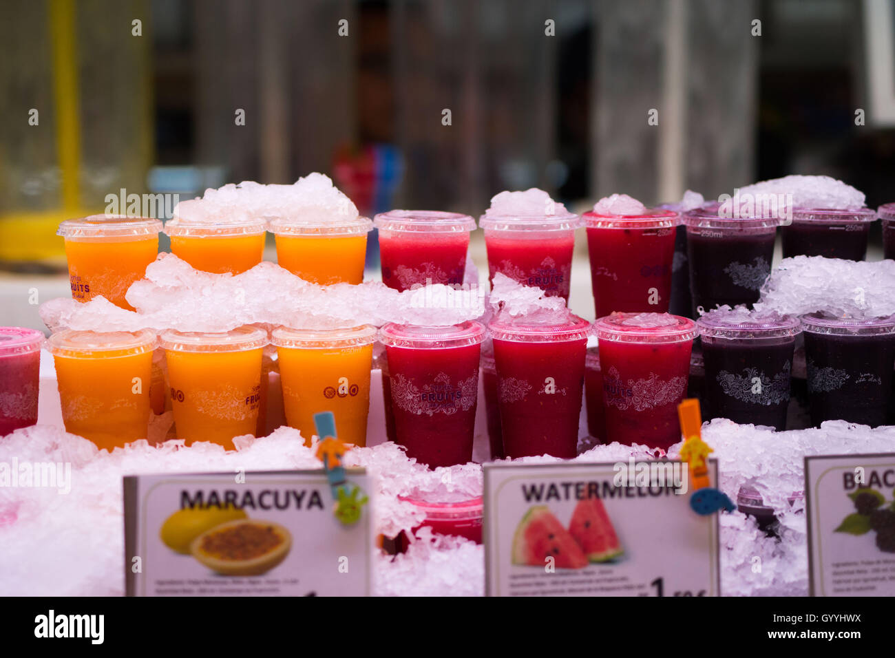 Ice cold Juice Stock Photo - Alamy