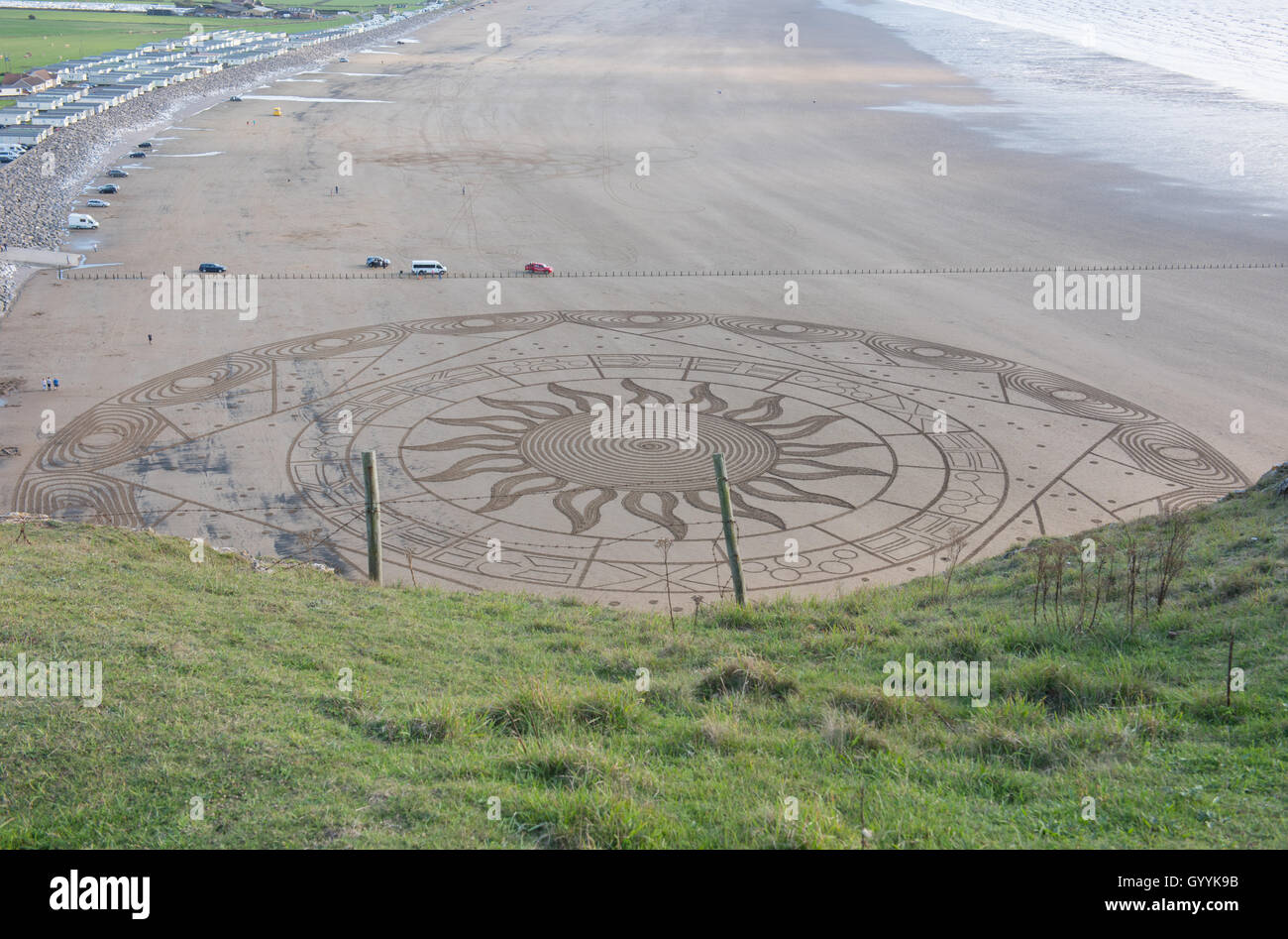 The Ring of Anhur Sand Art by International Snow and Sand Artist Simon ...