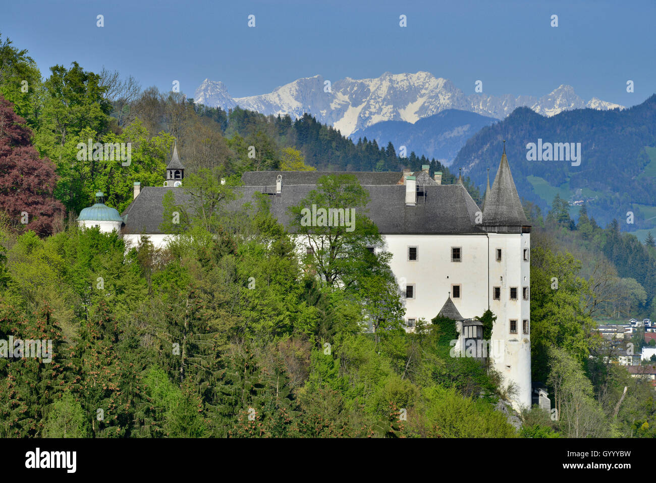 Tratzberg castle, Tratzberg, Stans, Tyrol, Austria Stock Photo - Alamy