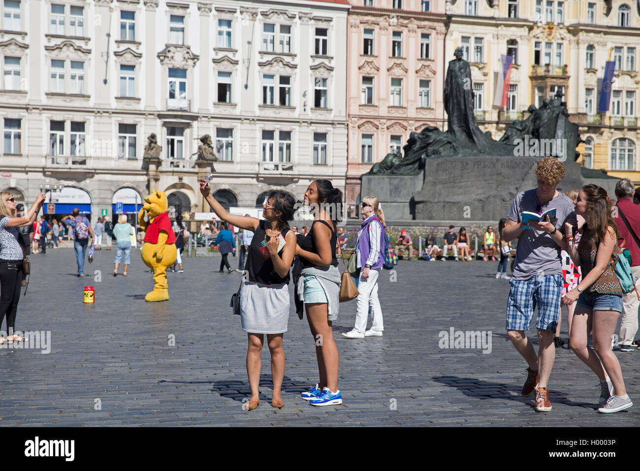 Tourists in Prague Czech Republic Stock Photo - Alamy
