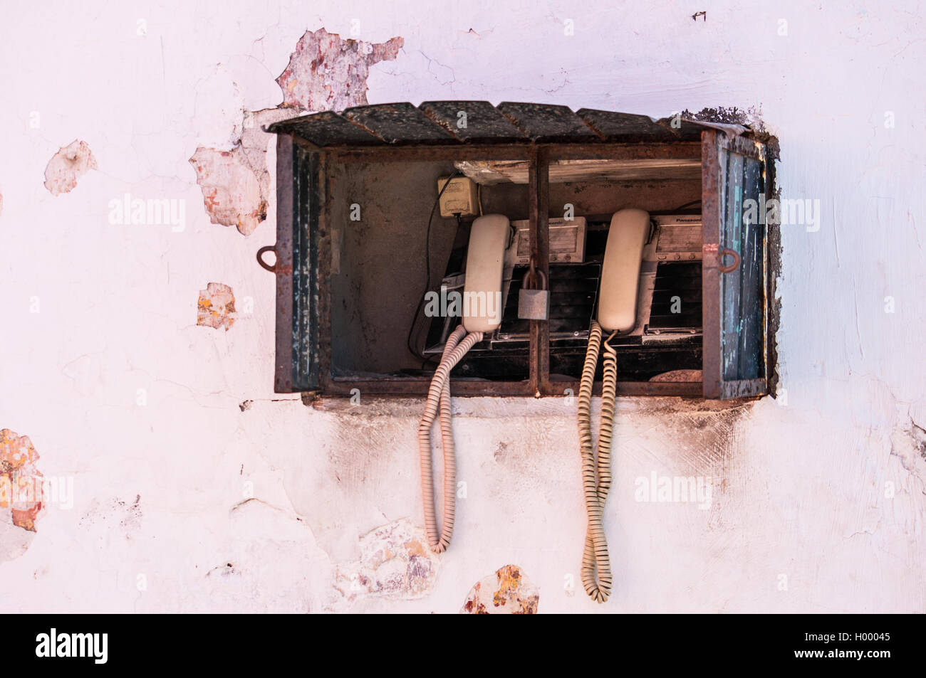 Past telephones hi-res stock photography and images - Alamy