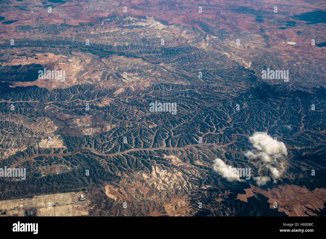 Abstract green hills background pattern, Environmental problems Stock ...