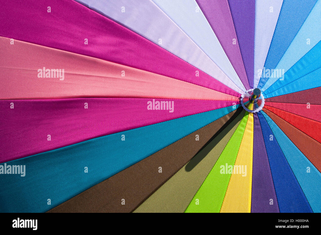 Bright colorful umbrella close-up Stock Photo - Alamy