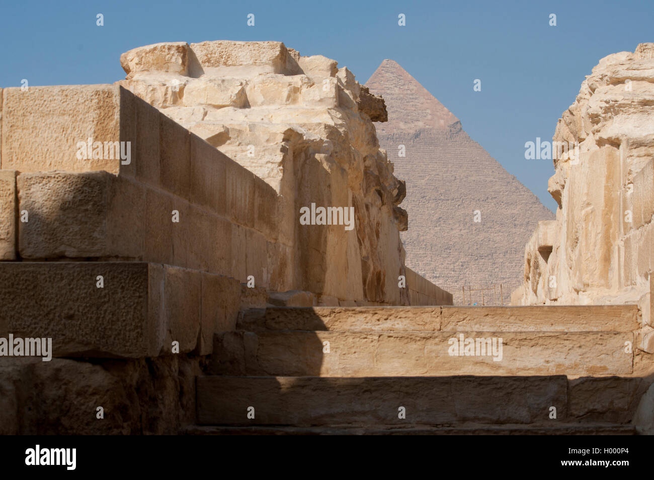 The Great Pyramid of Giza, Egypt, famous ancient monument Stock Photo ...