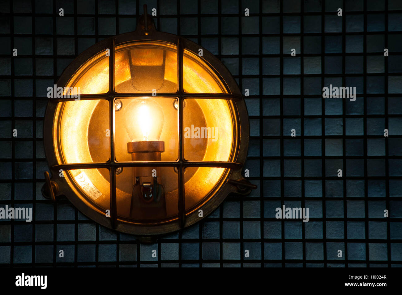 Modern wall light for interior design Stock Photo - Alamy