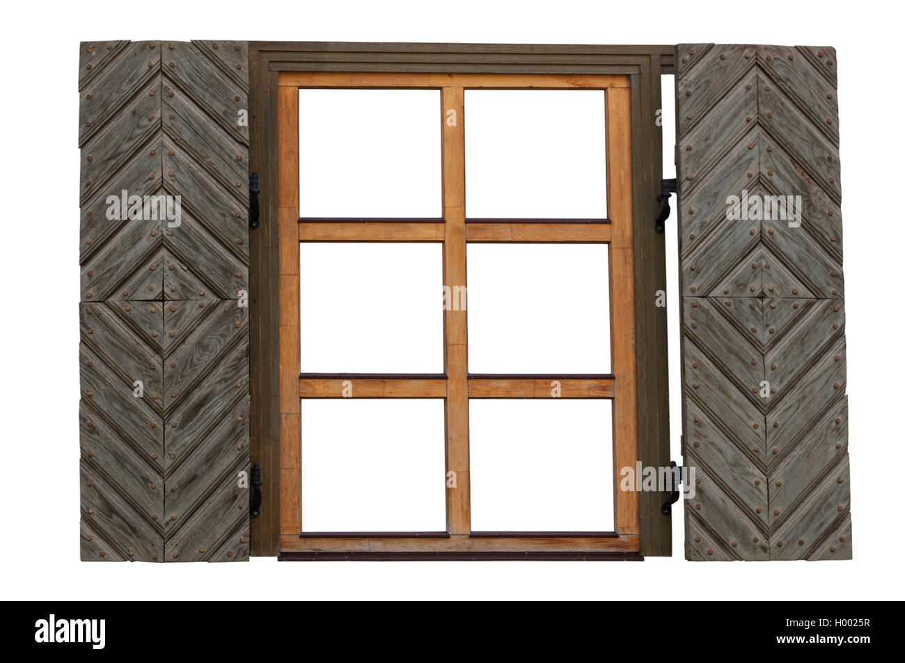 Window frame outside Cut Out Stock Images & Pictures - Alamy