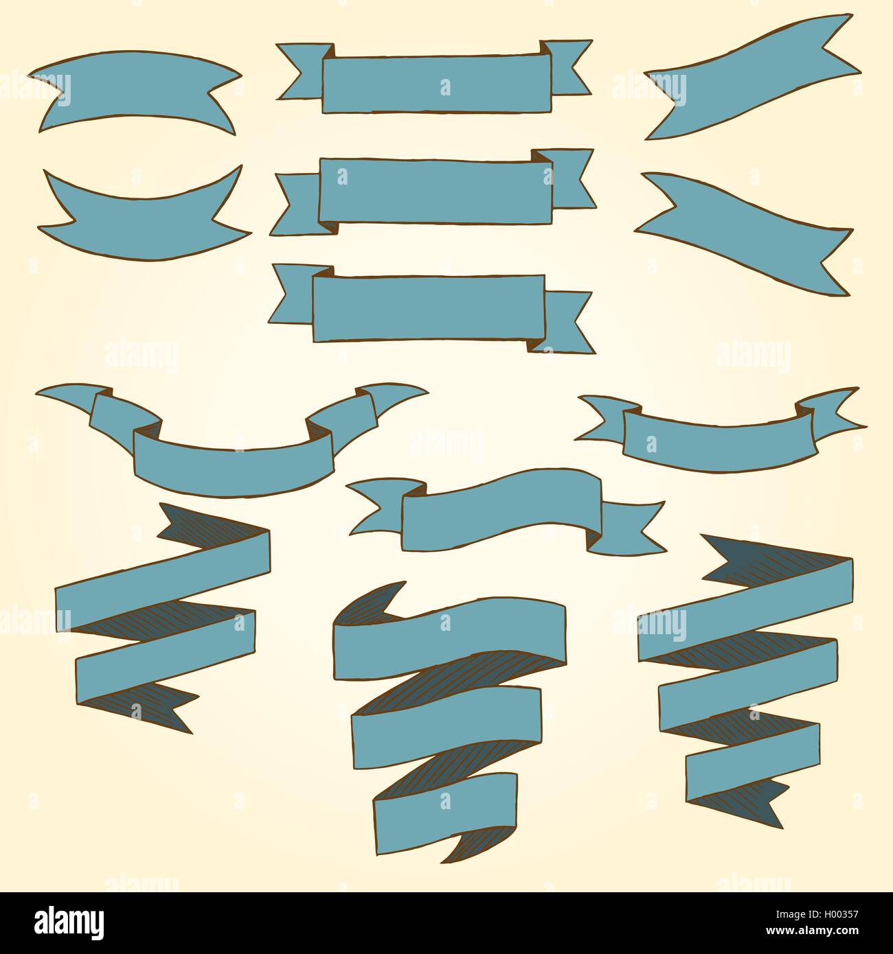 Hand drawn free form Stock Vector Images - Alamy